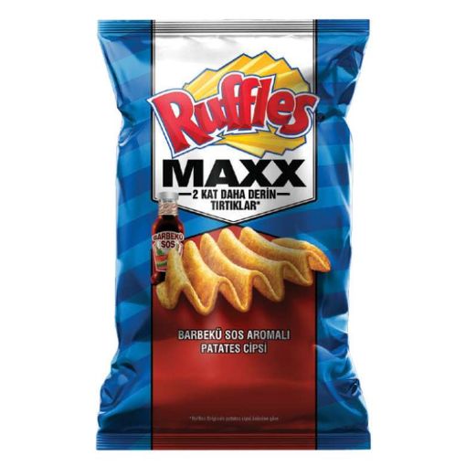 CMarket | Ruffles Maxx BBQ Sauce Flavored Potato Chips 104 G