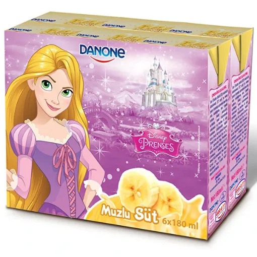 CMarket | Danone Disney Princess Banana Milk 6 x 180 ml