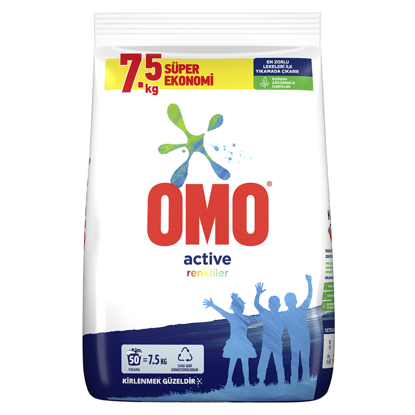CMarket | Omo Active Fresh Colors Powder Detergent 50 Washing 7.5 Kg