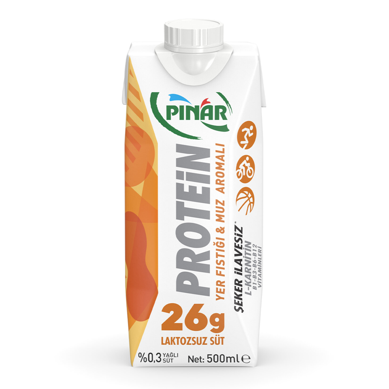 CMarket | Pinar Protein Peanut Butter and Banana Flavored Milk 500 ml