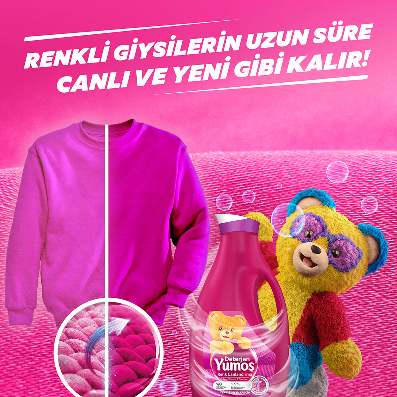 CMarket | Yumos Liquid Care Laundry Detergent for Colorful Clothes 2520 ml