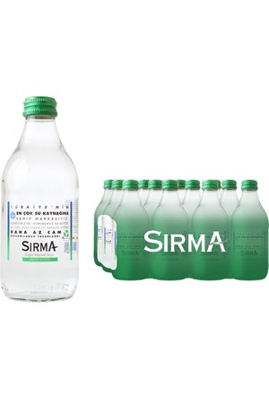 CMarket | Sirma Ecofriendly Natural Spring Water Glass 330 ml x 12 pcs