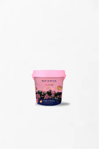 CMarket | Patiswiss Chickpea Bites Coated Ruby Milk Dark Chocolate 125 g