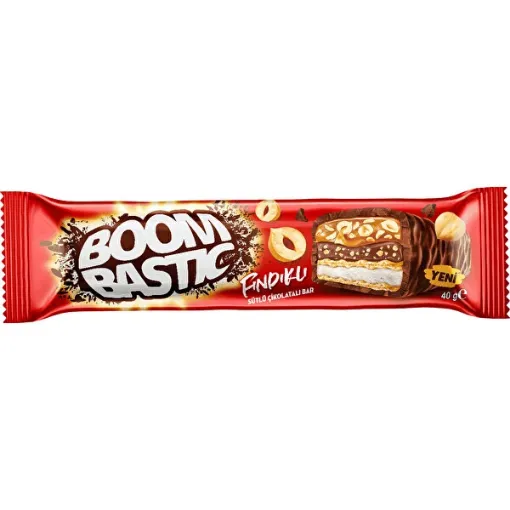 CMarket | Boom Bastic Hazelnut Milk Chocolate Bar 40 G