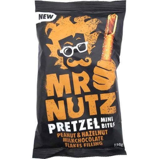 CMarket | Mr Nutz Pretzel Mini Bites Peanuts, Hazelnut Milk Chocolate ...