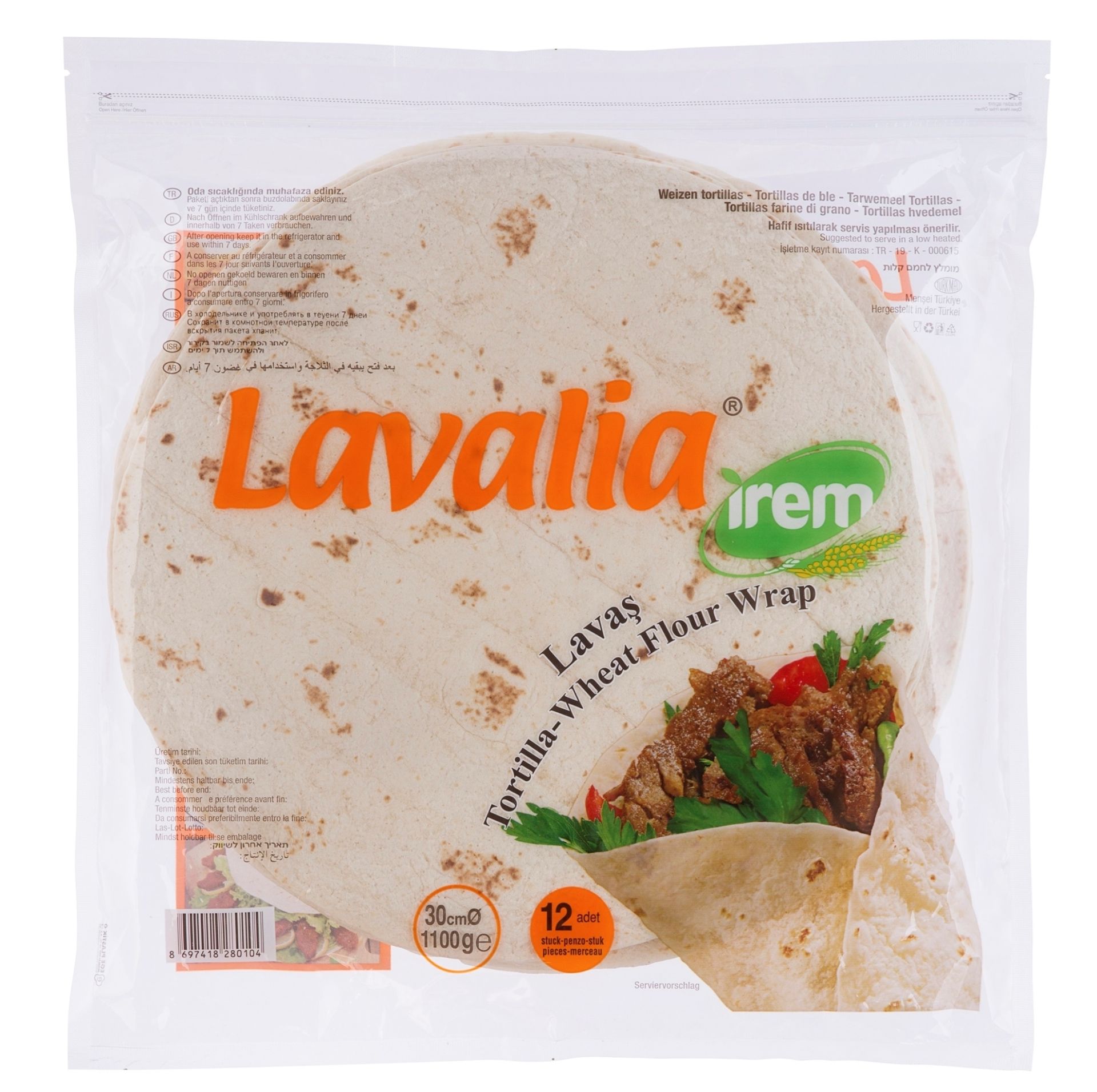 CMarket | Lavalia Tortilla Wheat Flour Wrap 12 pieces
