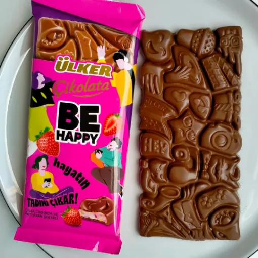 CMarket | Ulker Chocolate Be Happy Tastes Like Strawberries And ...