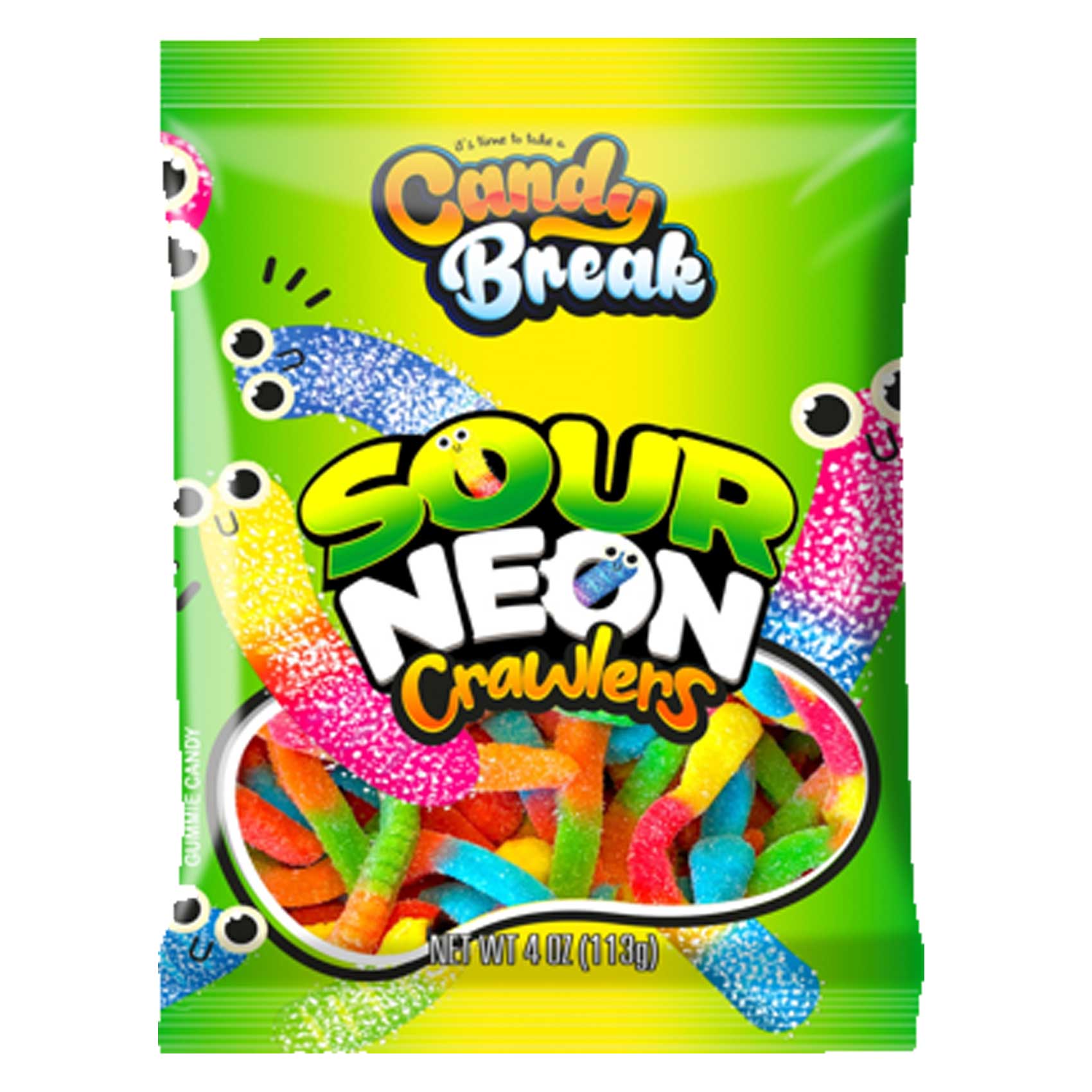 CMarket | Candy Break Sour Neon Crawlers 113 G