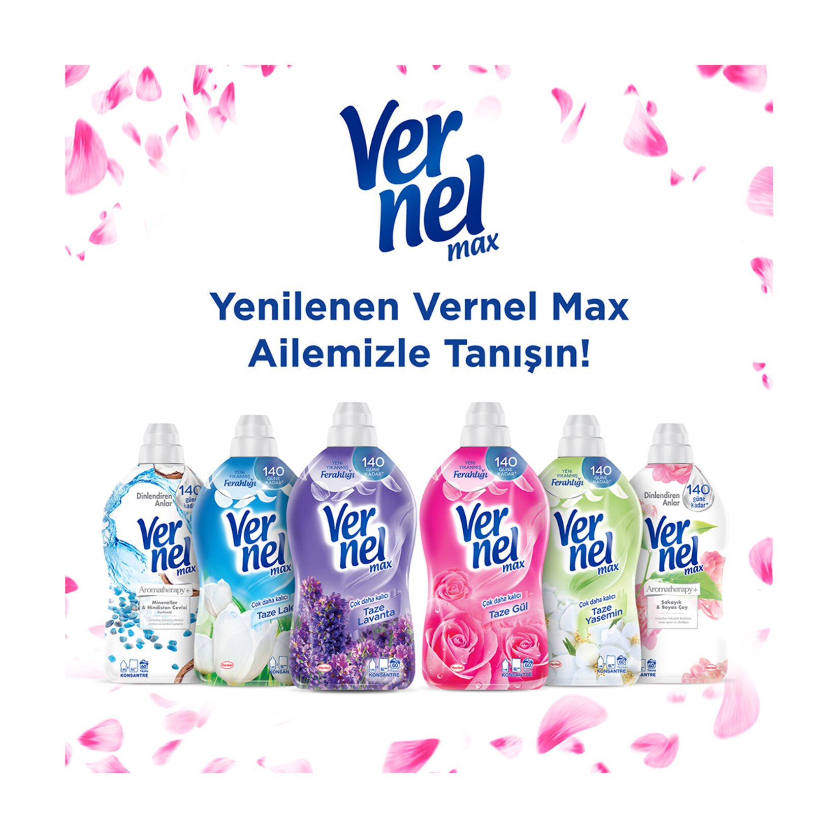 CMarket | Vernel Max Concentrated Fabric Softener Fresh Rose 1440 ml 60 ...