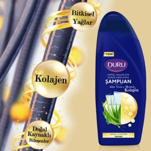 CMarket | Duru Shampoo Aloe Vera and Menthol Collagen 700 ml