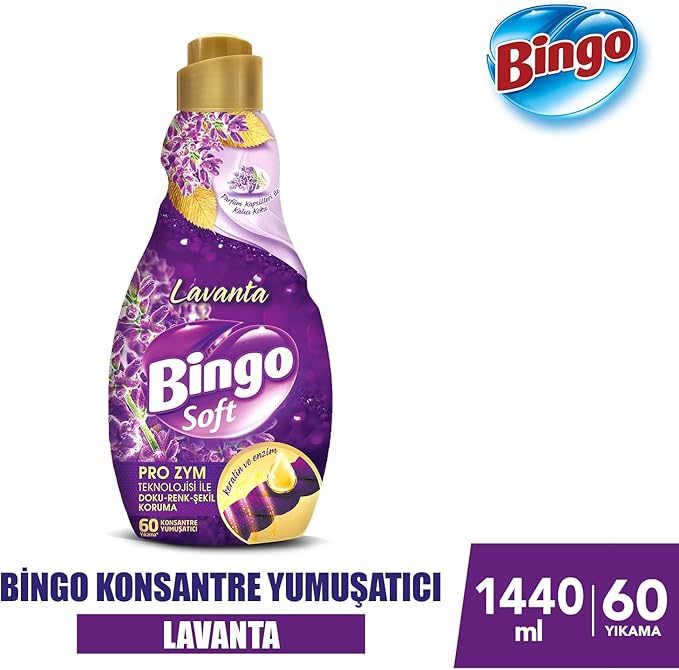 CMarket | Bingo Soft Concentrated Fabric Softener Lavender 1440 ml 60 ...